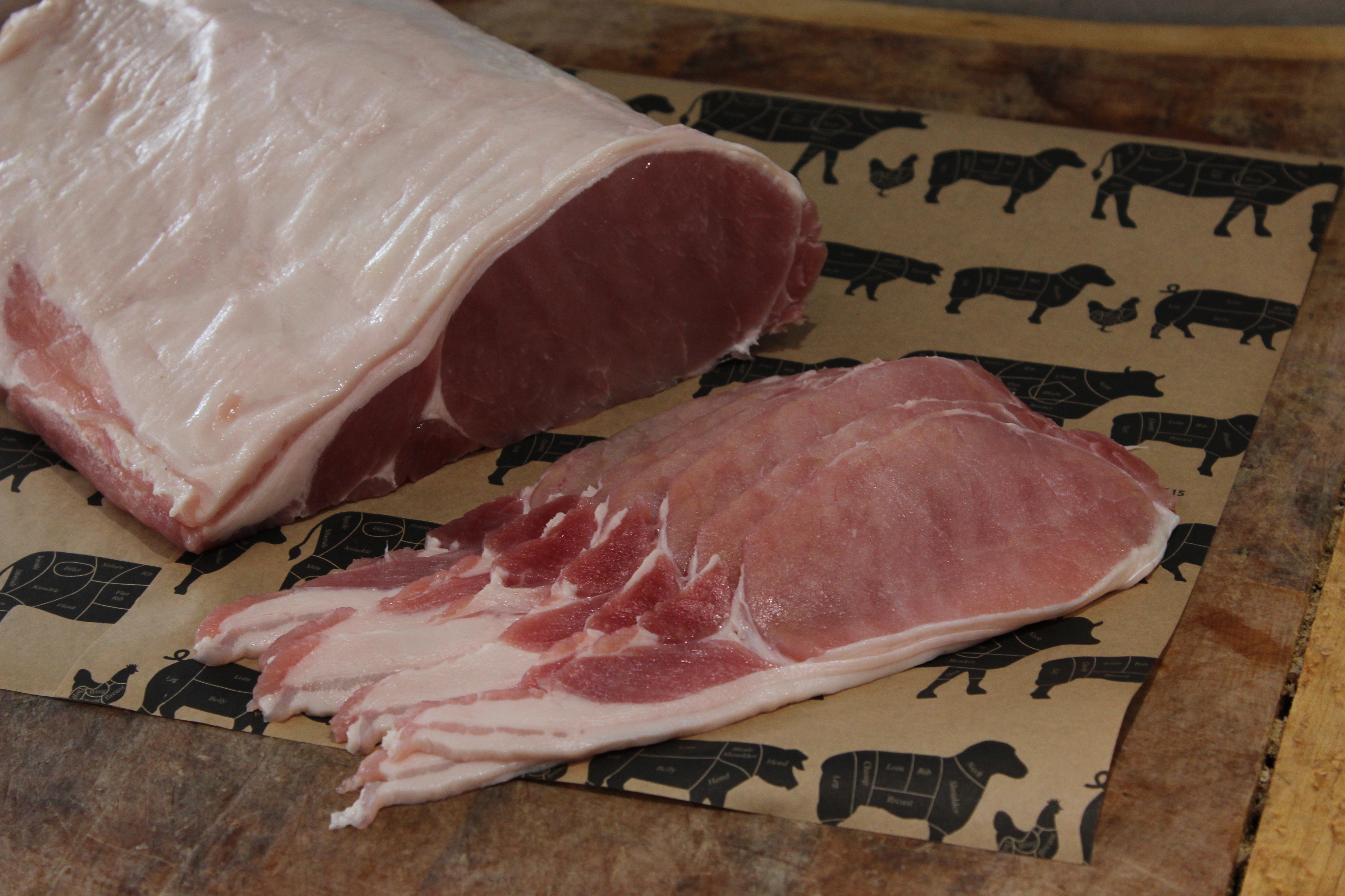 Smoked Shortback Bacon (500g pack) - F. Doncaster